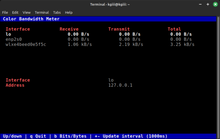 Monitor Bandwidth In Real Time • Linux Tips