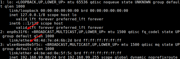Enable Disable Your Network Interface Linux Tips
